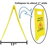 SciencePurchase 3 Pack Bilingual Wet Floor Signs, 2ft Tall, Double ...