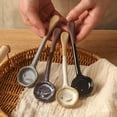 AOOOWER Handcrafted Ceramic Soup Spoon Unique Japanese Retro Style ...