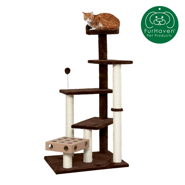 FurHaven Pet Cat Tree | Tiger Tough Cat Tree House Furniture for Cats ...