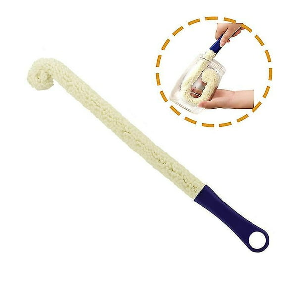 Bottle Cleaning Brush Neck Bendable Foam Flexible Washing Brush ...