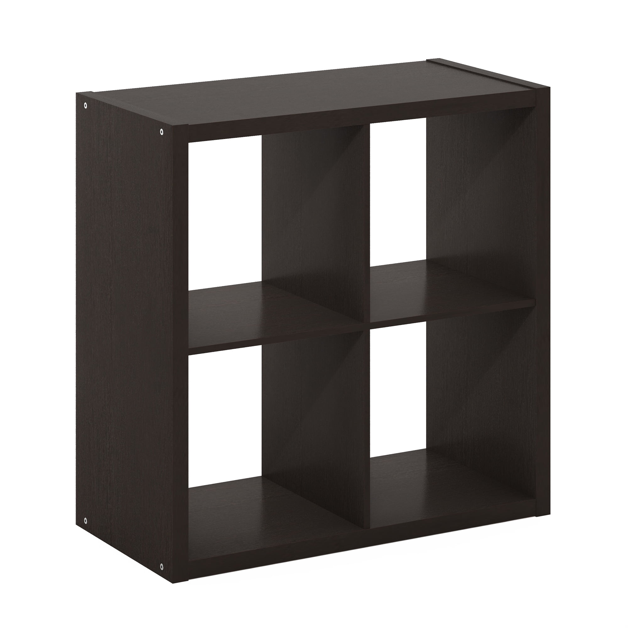 Furinno Cubicle Open Back Decorative Cube Storage Organizer, 4-Cube ...