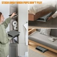 "YUWENUS Collapsible 3-Step Dog Stair with Storage, 17"" Folding Ramp ...