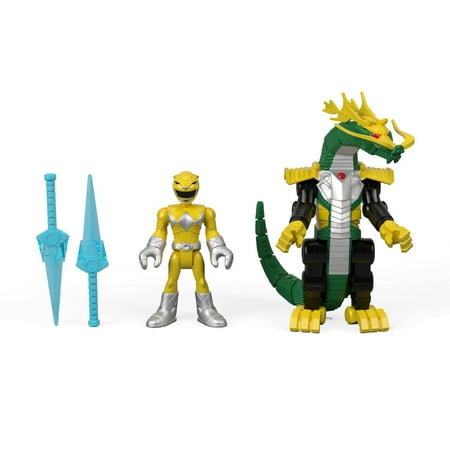 Imaginext Power Rangers Yellow Ranger & Serpentera – BrickSeek