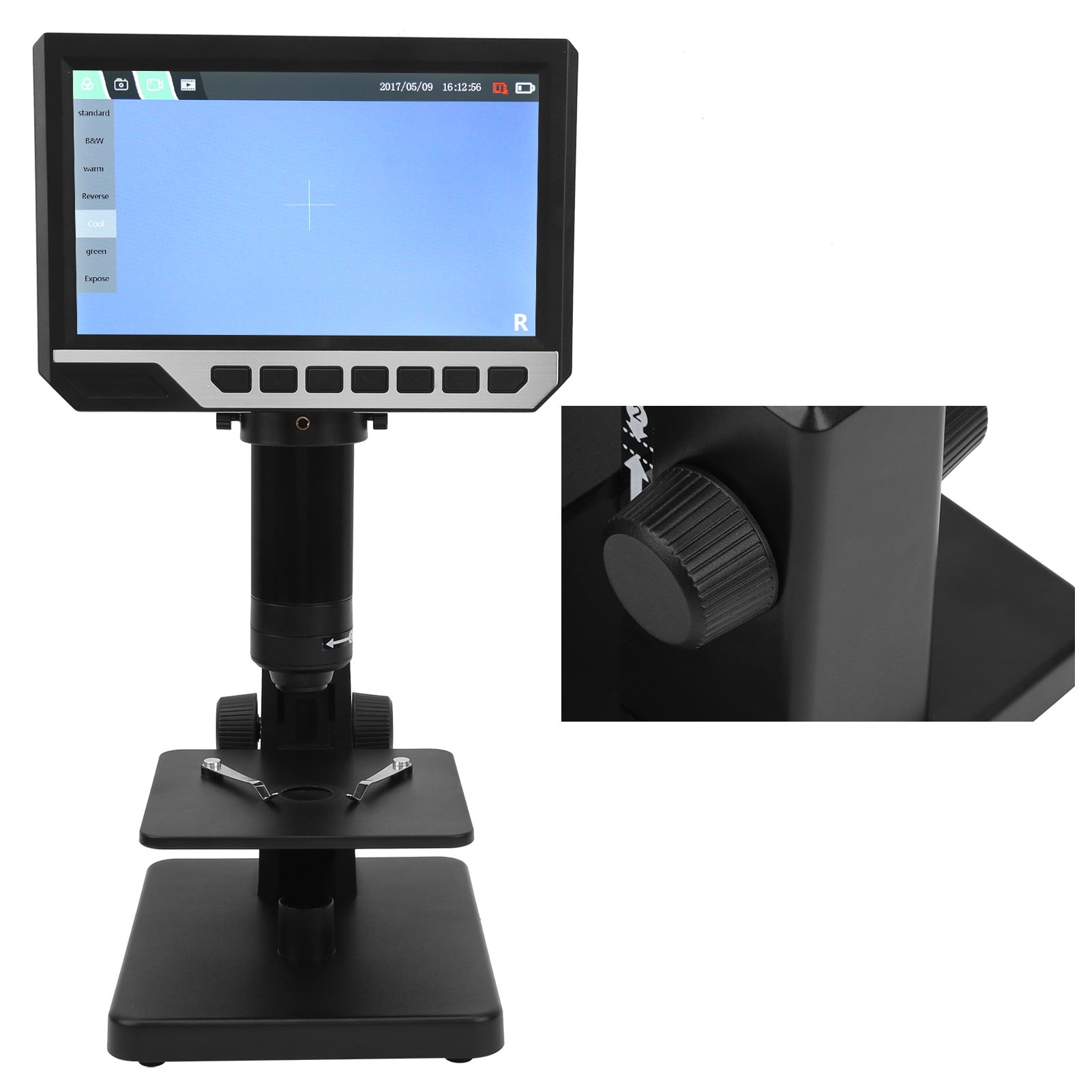 Microscopio digital, microscopio con pantalla de alta definición de 7 ...