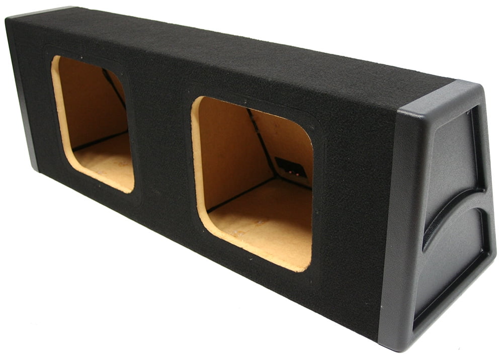 Kicker Dual 10" Empty Square L3 L5 L7 Subwoofer Angled Enclosure Trunk ...