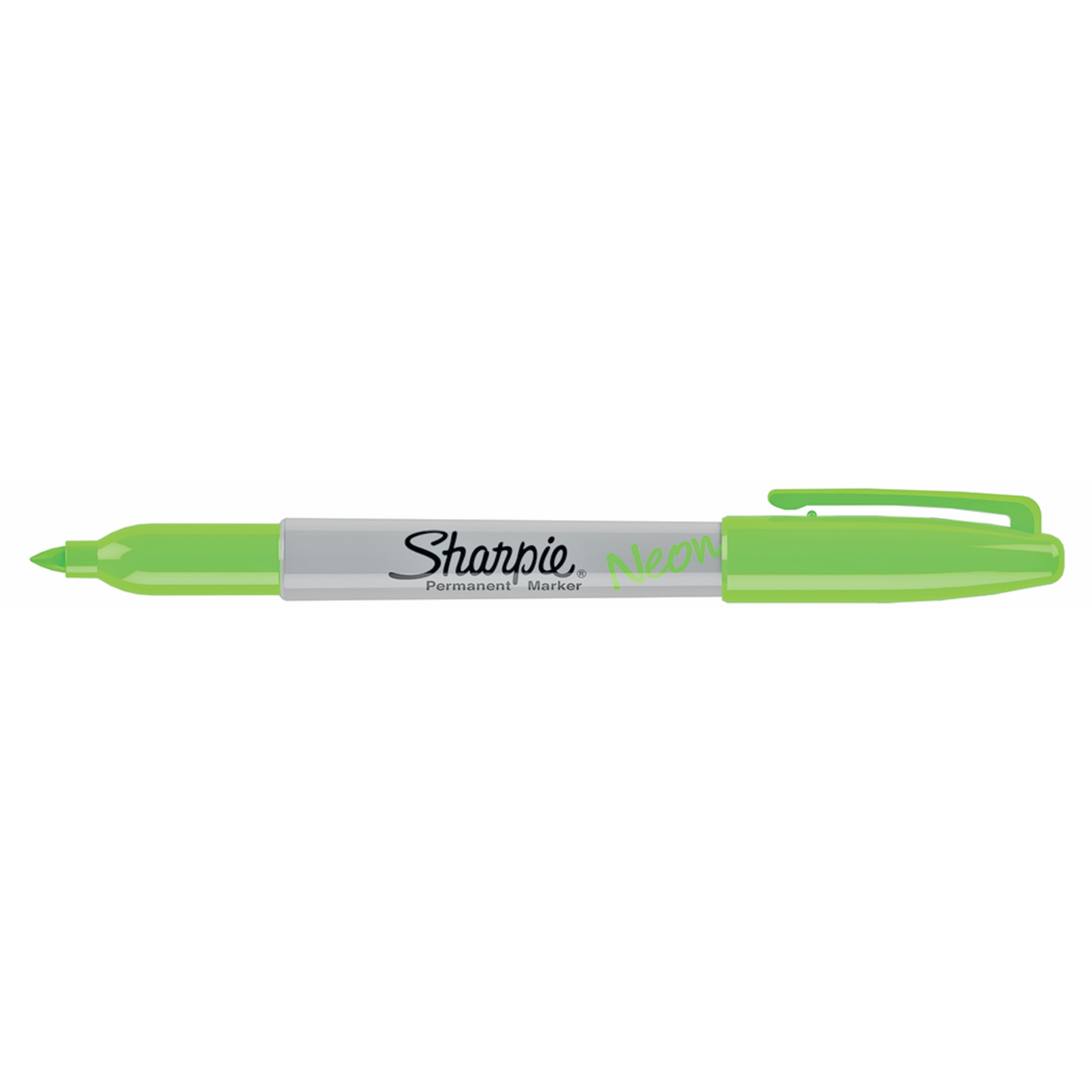 Sharpie Fine Point Neon Marker, Green - Walmart.com