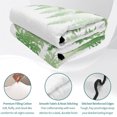 68x98in Quilt Bedding Set, Abstractions Green Forests Lightweight ...