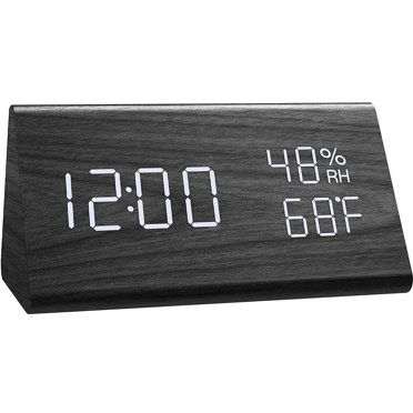 Mainstays Digital Alarm Clock with Keyboard Style Controls, Battery ...