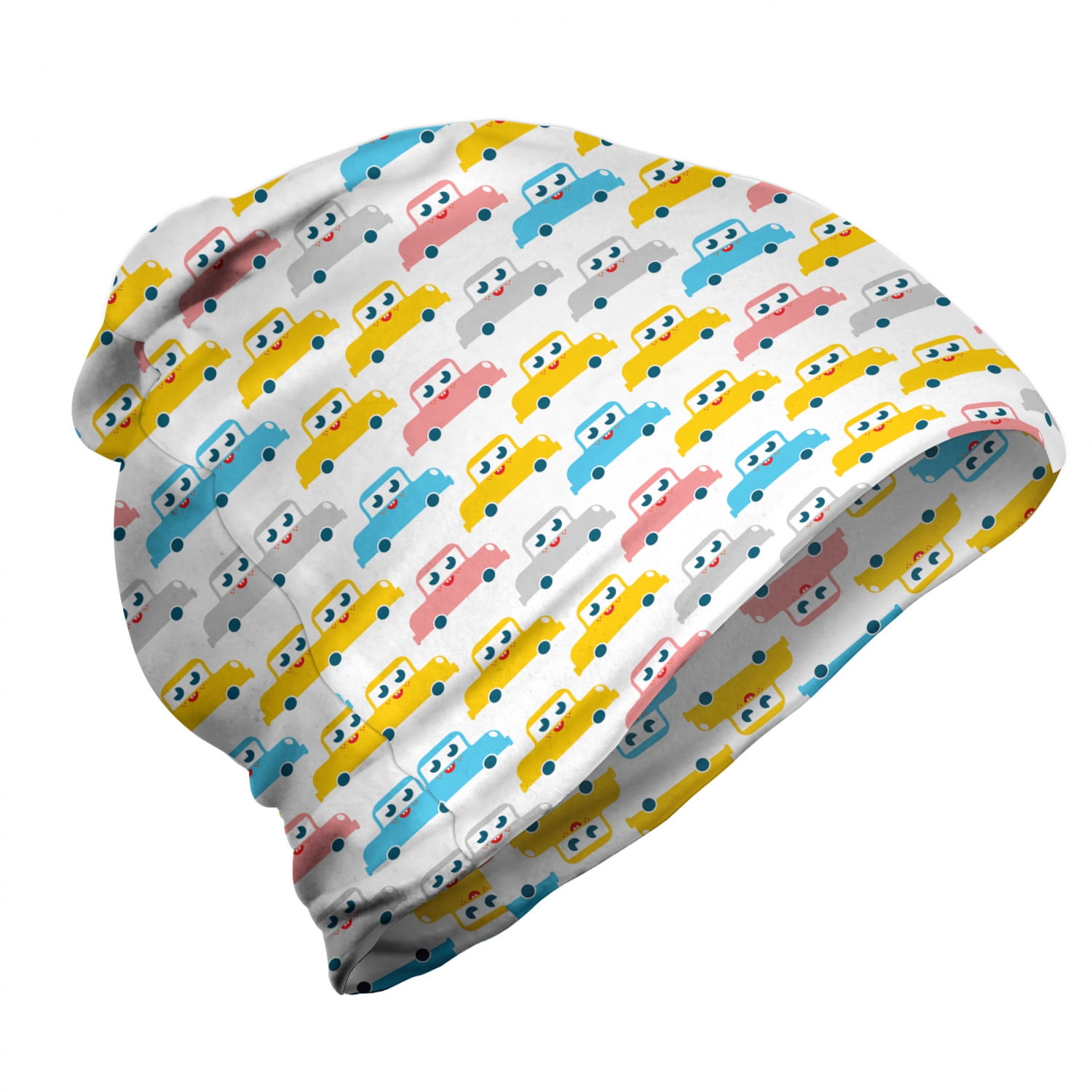 Childish Unisex Beanie, Children Cars Toys Playful, Hiking Outdoors ...