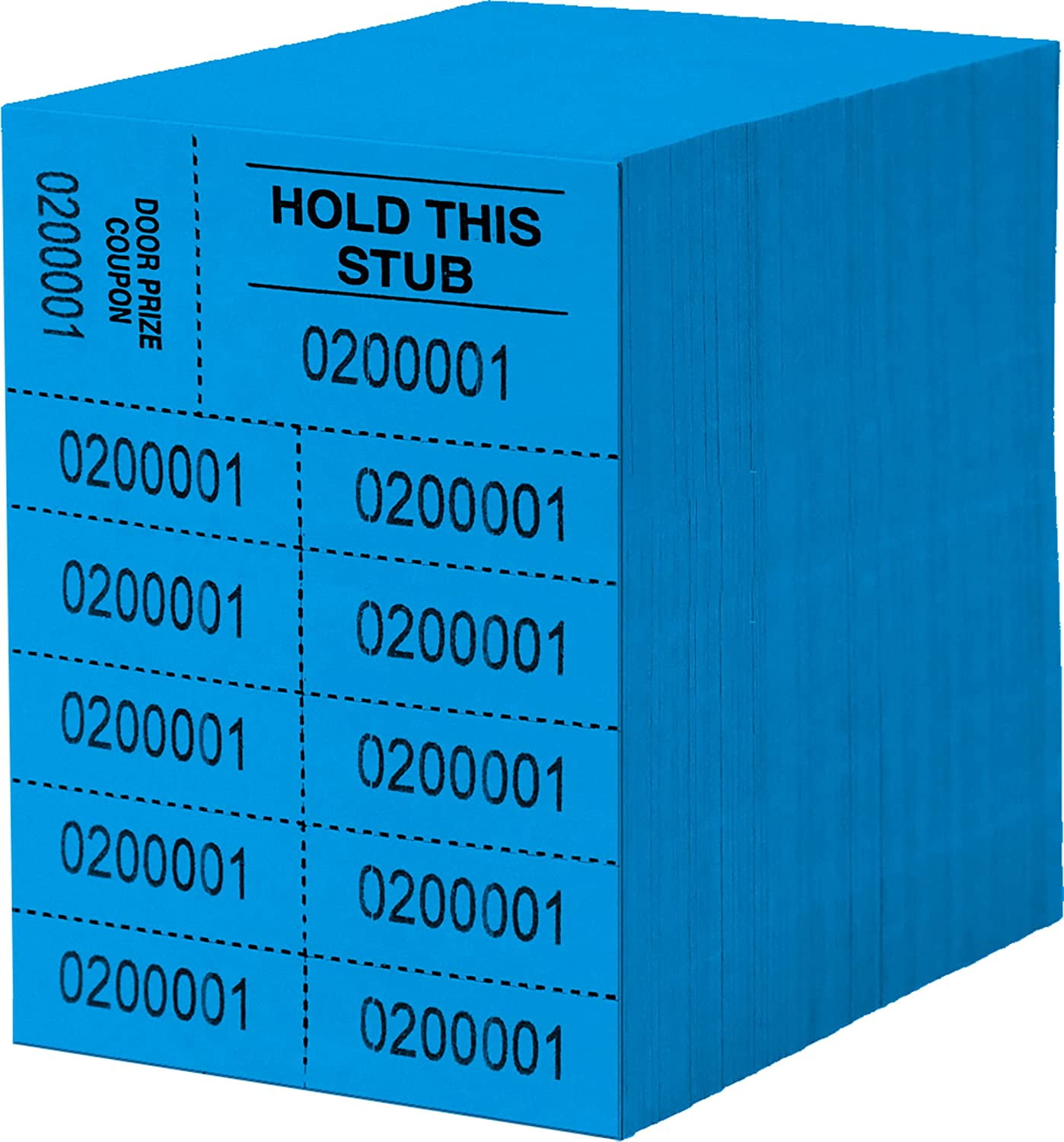 Auction Tickets - 500 Sheets - 10 Numbers per Sheet (Blue) - Walmart.com