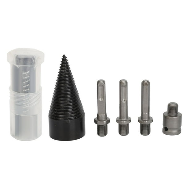 Wood Splitting Drill Screw Cone, Easy To Install 5 Pcs Firewood Log ...