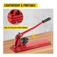 24 Inch Bench Hand Swager Cutter, 3/8" Bolt Cable Wire Rope Crimping ...