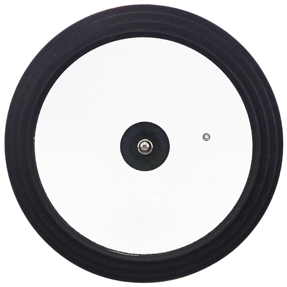 Universal Lid for Pots Pans Tempered Glass with Heat Resistant Silicone ...