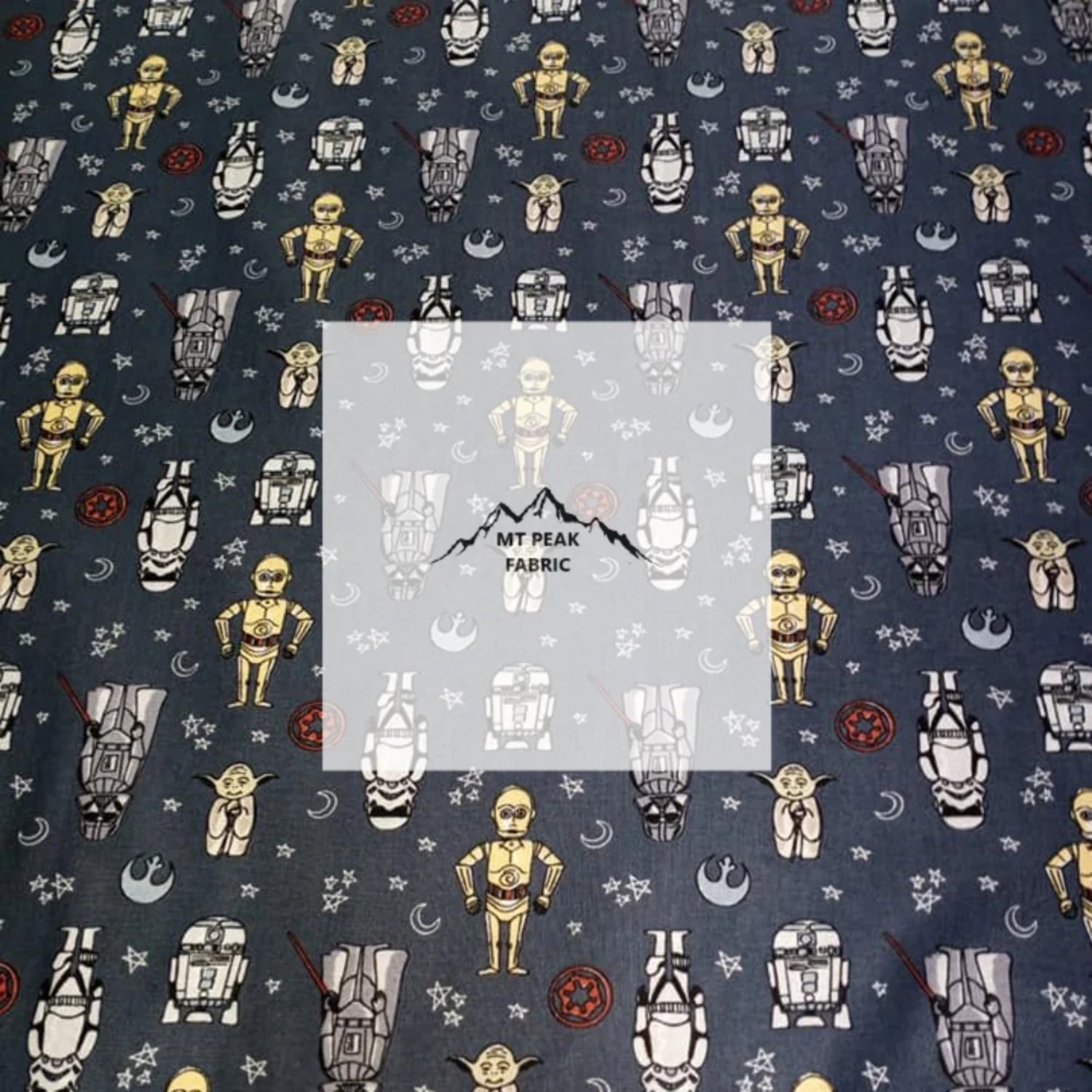 Star Wars Doodle Figures Cotton Fabric - Walmart.com