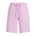 Athletic Works Women's French Terry Bermuda Shorts, XS-4X, Workout ...