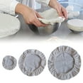 Four Organic Cotton Bowl Covers Untreated Stretchy Design Ideal For ...