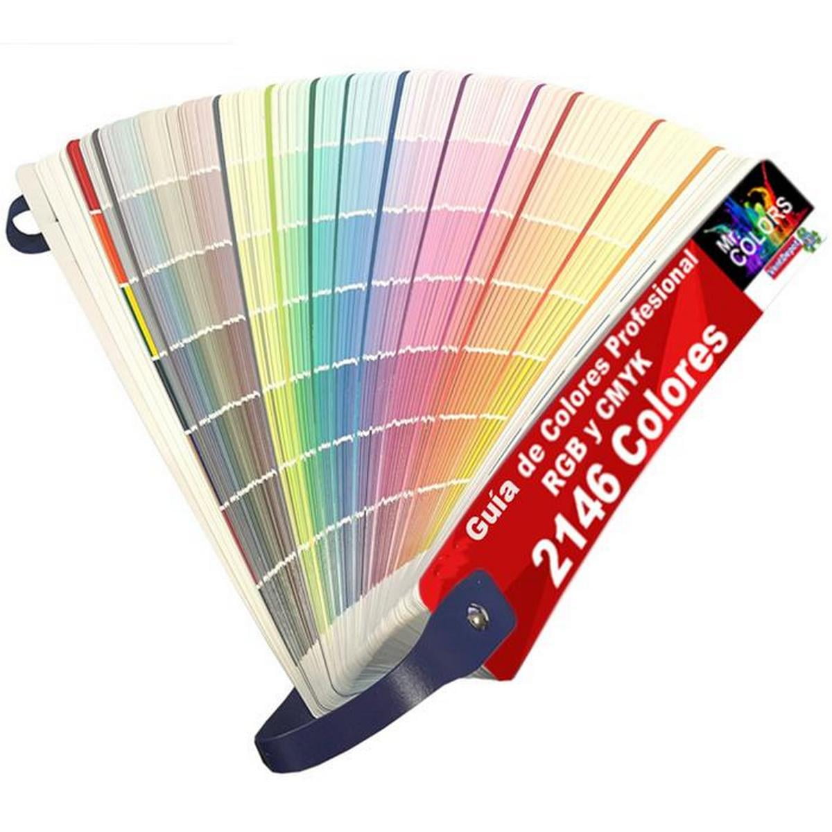 Muestrario de Colores Pro RGB CMYK Mr. Colors Pro 2146 Colores 9 ...