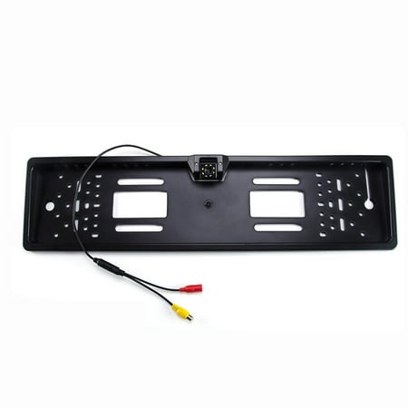 Hottest License Plate Frame Camera Led Light Rear View Reversing Image ...