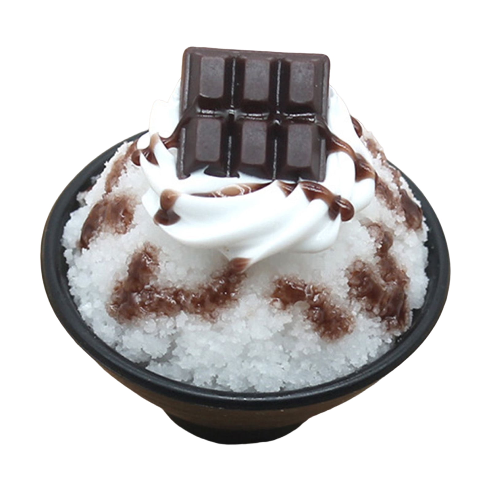 Skindy Ornamental Mini Dollhouse Ice Cream - Realistic PVC Ice Cream ...