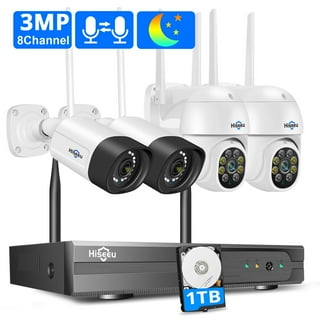 OOSSXX 5MP security cameras wireless wifi,2PcsOutdoor camera PIR ...