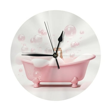 Wall-Mounted Battery Operated Clawfoot Bathtub Clock - Walmart.com