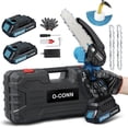 Mini 6-Inch Cordless Chainsaw, 21V Battery Powered with Auto Oiler ...