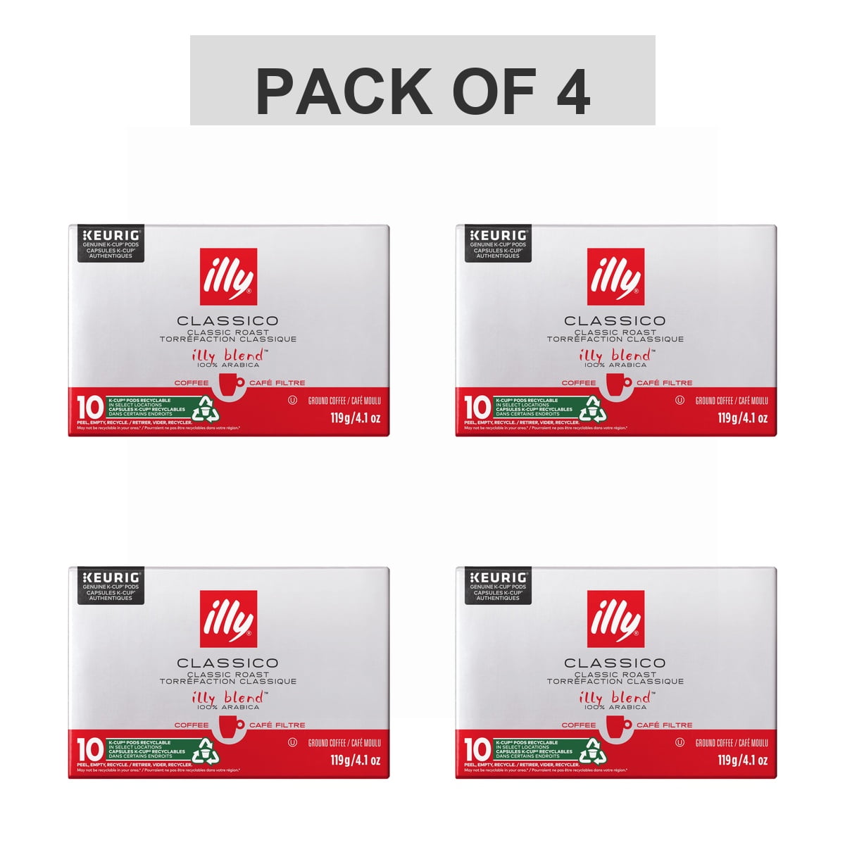Click here for Bundle Of 4 - Illy Coffee  Smooth And Balanced  Cl... prices
