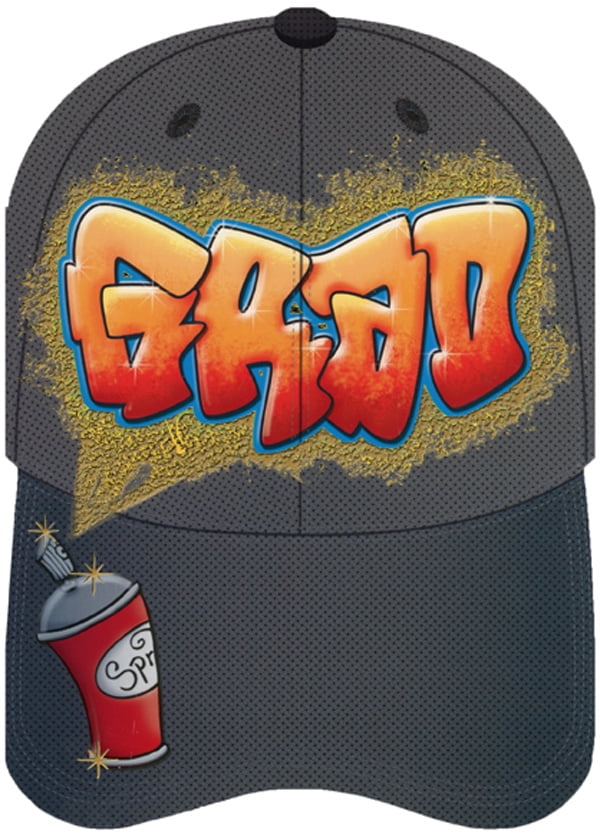 Designer Greetings Grad Graffiti : Grey Baseball Cap Die Cut Graduation ...
