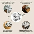 Marcato Chromed Steel Manual Pasta Maker Machine Ampia 150, 073160 ...