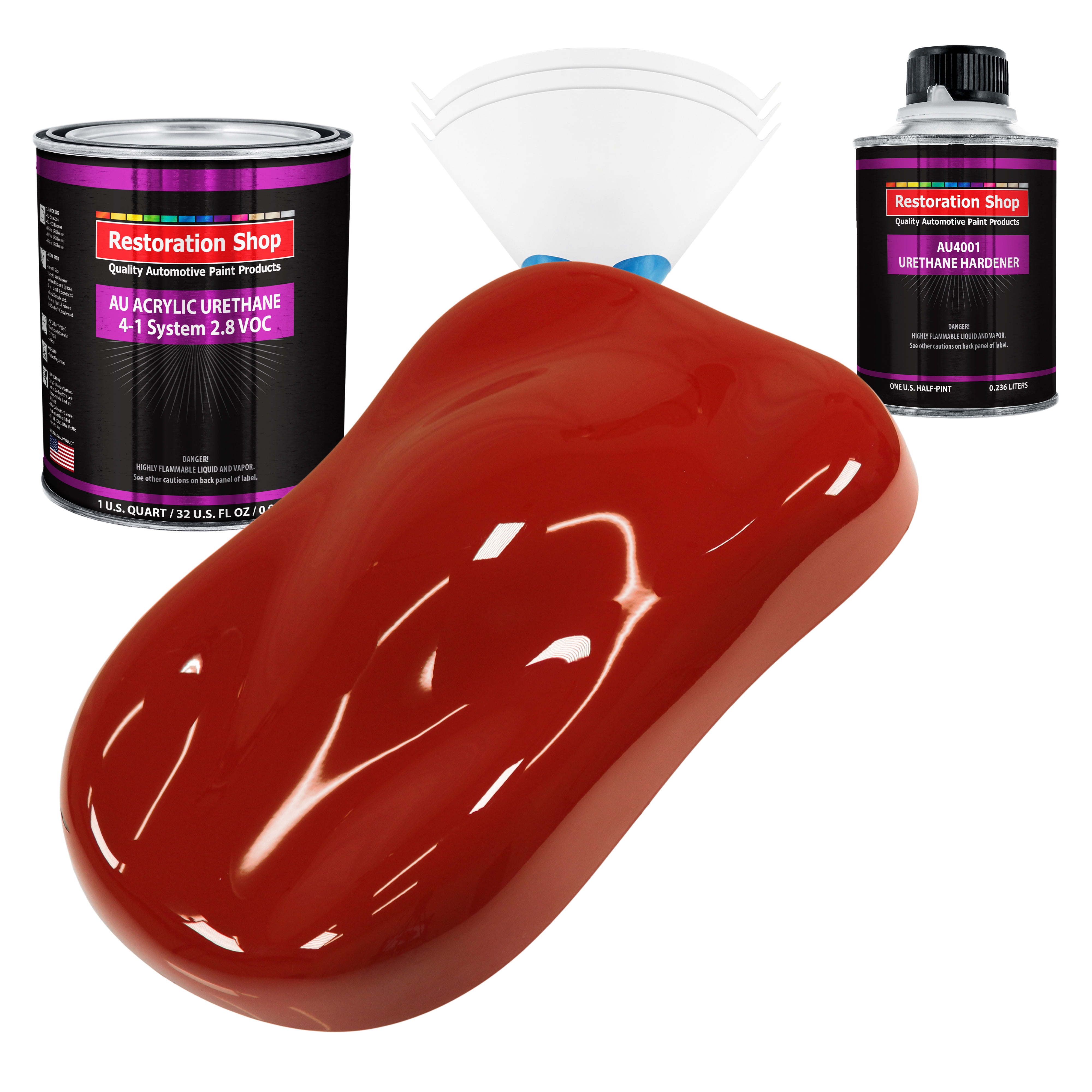 Restoration Shop Candy Apple Red Acrylic Urethane Auto Paint Complete ...