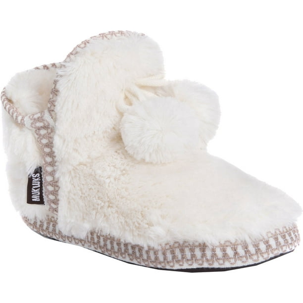 MUK LUKS Women's Amira Slipper Bootie - Walmart.com
