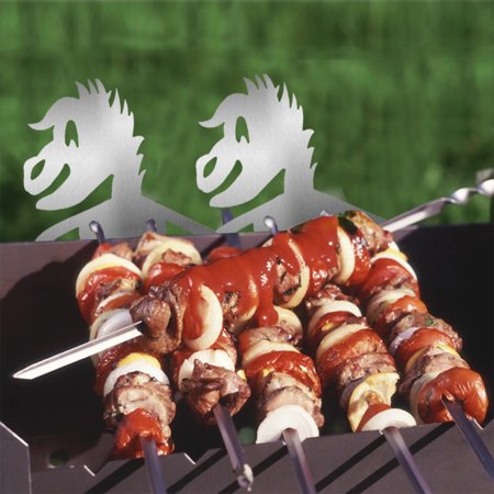 Mymisisa SUS Barbecue Grill Hot Dog Horse Marshmallow Bonfire Skewer ...
