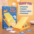 Big Potato Games Tilt ’n’ Shout Board Game, Fast Action-Trivia Party ...