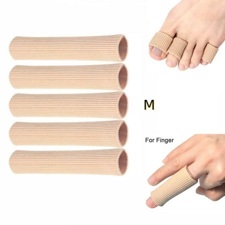 Toe Tubes Sleeves, Toe Protectors, Toe Bandages with Fabric and Gel Gel ...
