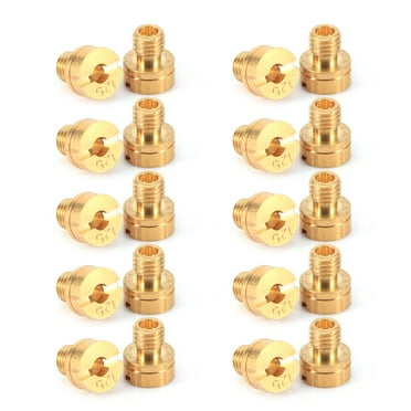 Applicable to 12pcs Carburetor Main Jet Kit Metal Gold Sturdy Carb Nozzles Sizes 90-200 for ...