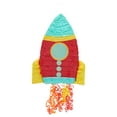 Pull String Rocket Ship Pinata - Galaxy Space Party Supplies for ...