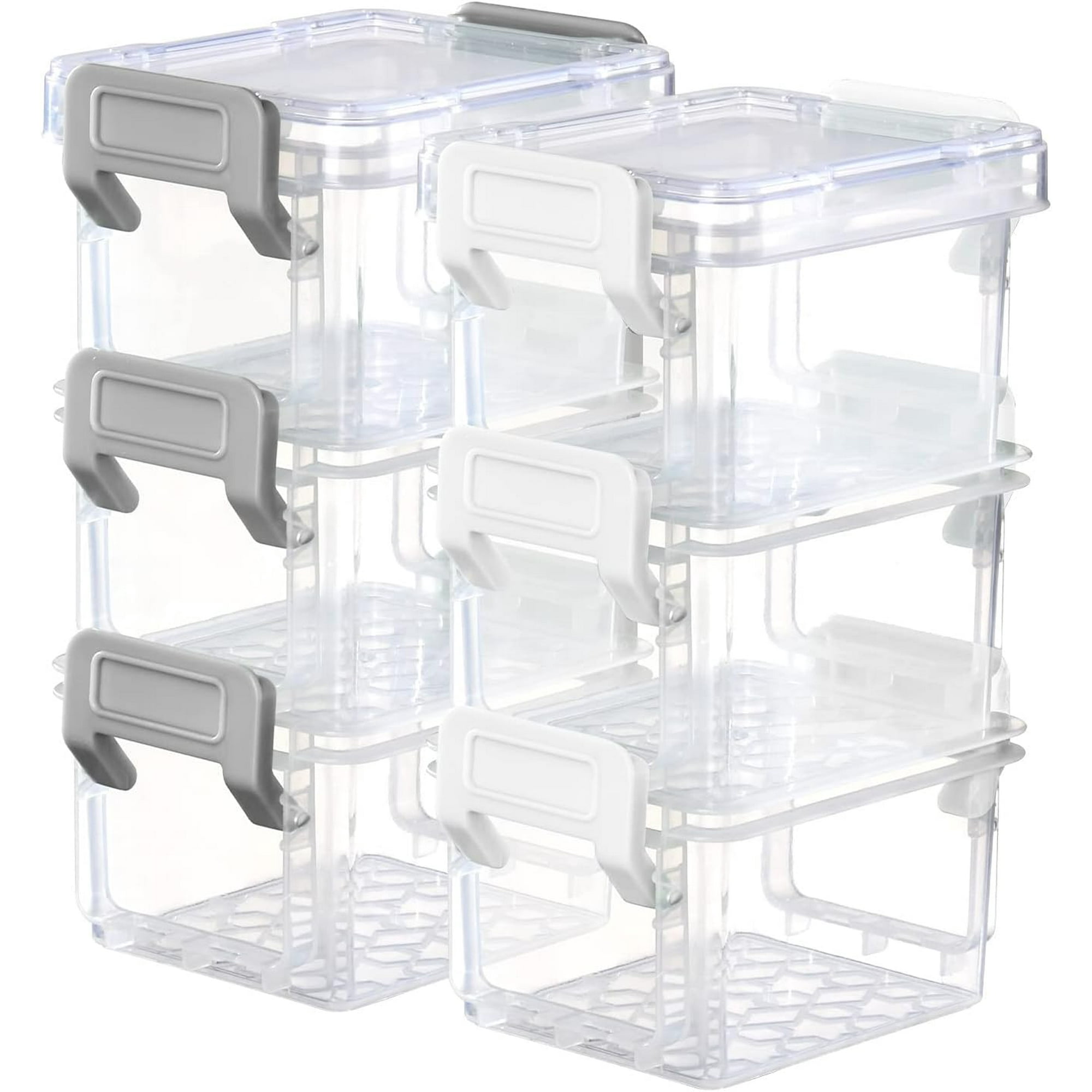 Click here for Hahdaxia 6 Packs Small Storage Bins With Lids  Min... prices