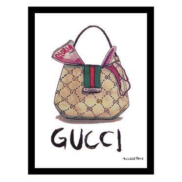 High Fashion Designer Handbag Framed Print - Walmart.com