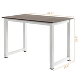 Ktaxon Wood Computer Desk PC Laptop Study Table Workstation Home Office ...