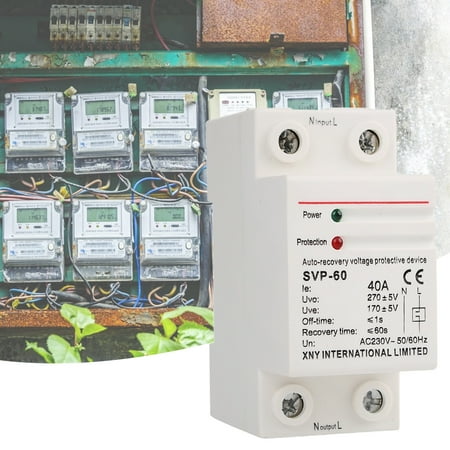 SVP-60 220V Over Voltage Protector Single-phase Automatic Recovery ...
