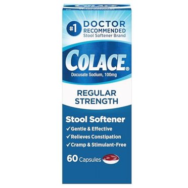 Free Shipping! Colace Clear Soft Gels Stool Softener 28 ea (Pack of 4 ...