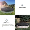 7-8 Ft Steel Round Stock Tank Pool Cover,Upgraded with Wire Rope ...