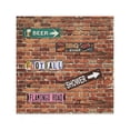 2D Flat Multicolor Vintage BEAR DOWN Metal Sign - 15.7x3.9 Inch ...