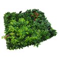 Artificial Green Grass Wall Panel 50x50cm Plastic Plant Wall Decoration ...