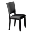COSMOS Modern Transitional Dark Gray Upholstered Dining Chairs, Set of ...
