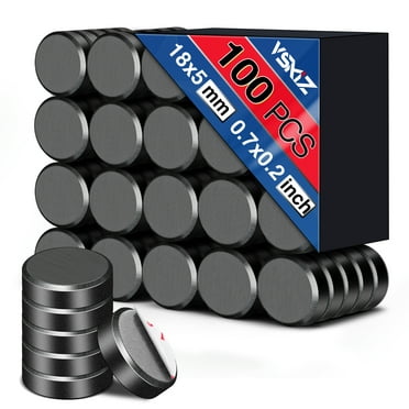 Creative Hobbies 1 Inch Round Disc Ceramic Magnets - 25 Pack for DIY ...