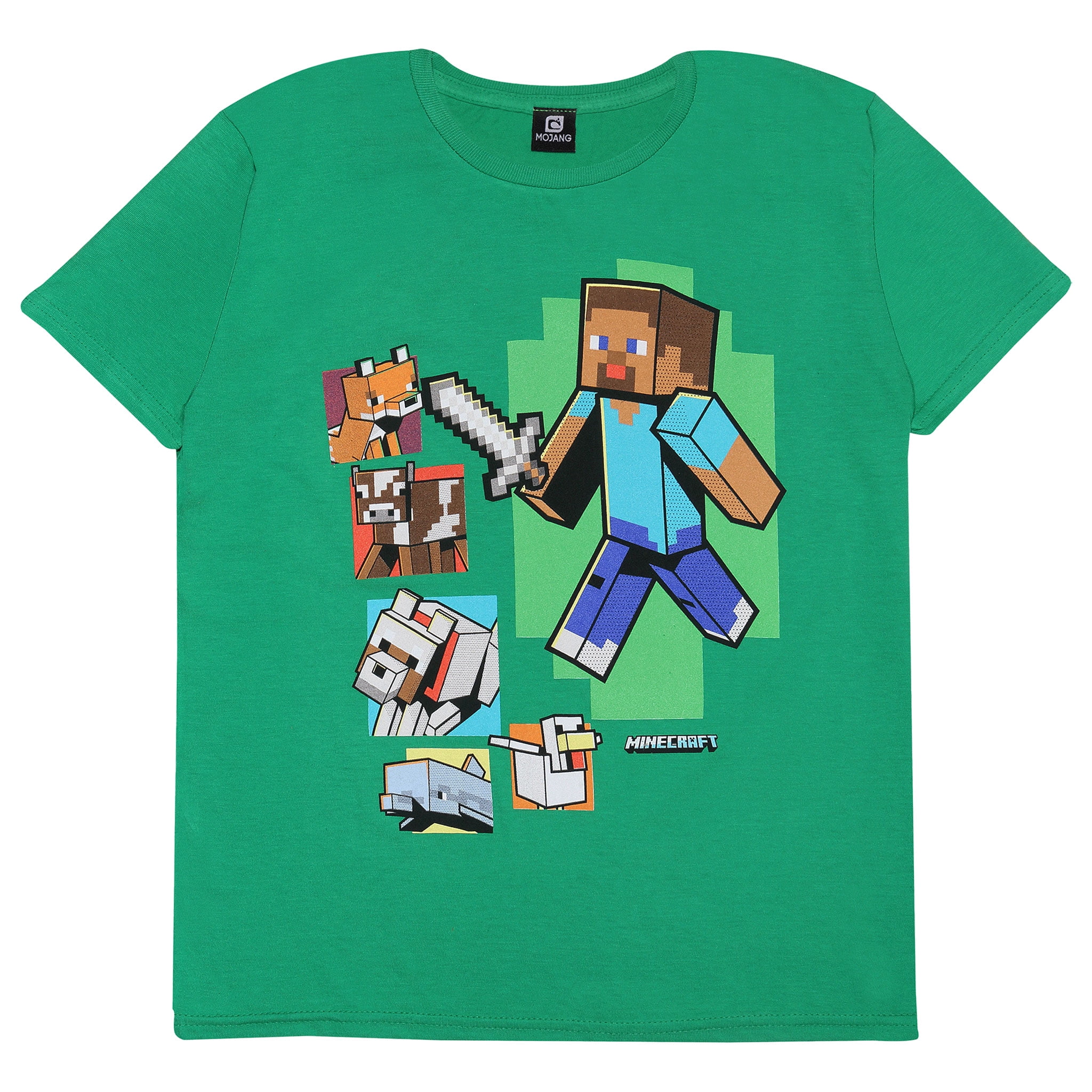 Minecraft Steve And Friends Boys T-Shirt | Official Merchandise ...