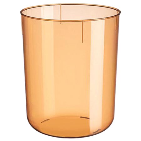 Trash Can Wastebasket Without Cover Transparent Trashcan Rubbish Bin ...