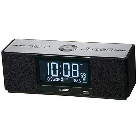 Seiko Clock Alarm Clock Multi Sound Clock Speaker Radio Listening Alarm ...