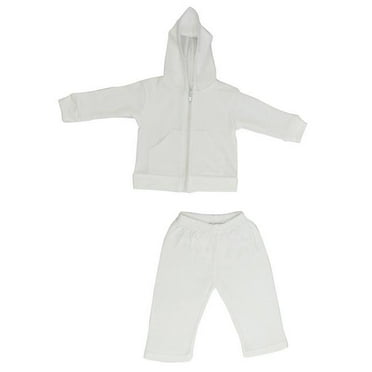 Newborn Baby Girl Be Happy Hooded Sweatsuit Set - Walmart.com